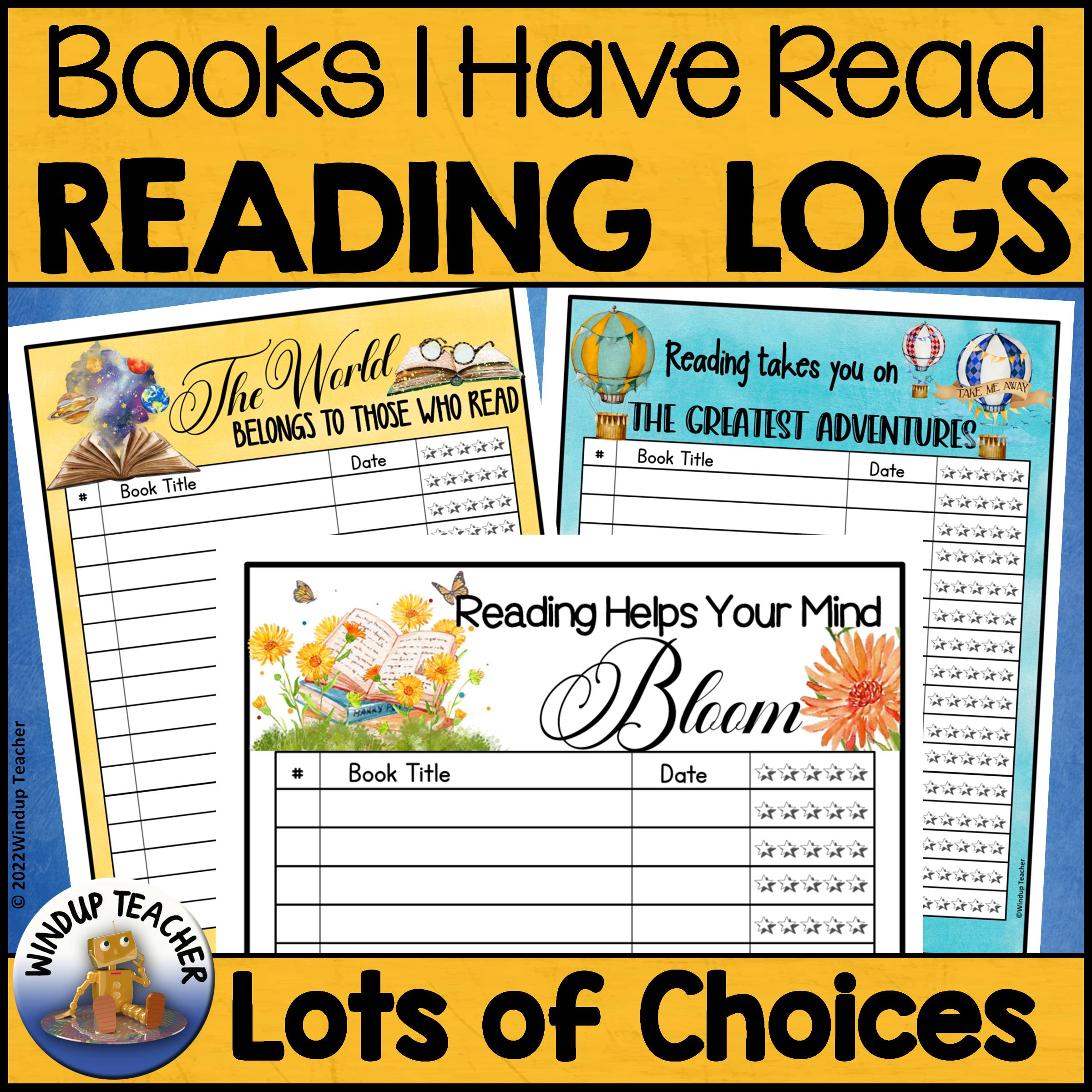 Reading Logs for Books I Have Read - with Quotes - Reading Challenge ...