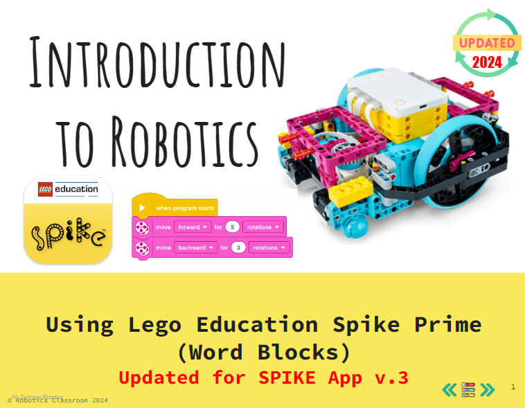 Lego Spike Prime Robotics using Spike App Word Blocks (UPDATED 2024 for ...