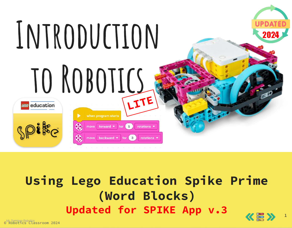 Lego Spike Prime Robotics using Spike App Word Blocks (UPDATED 2024 ...