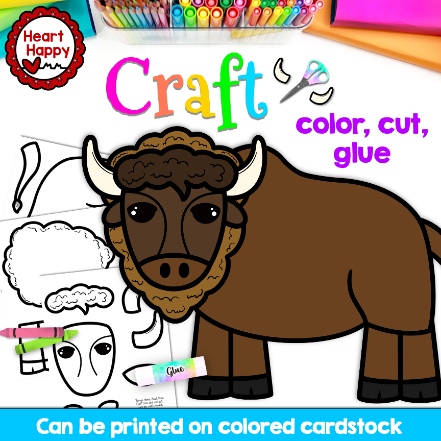 Oklahoma State Symbols Craft BUNDLE - Classful
