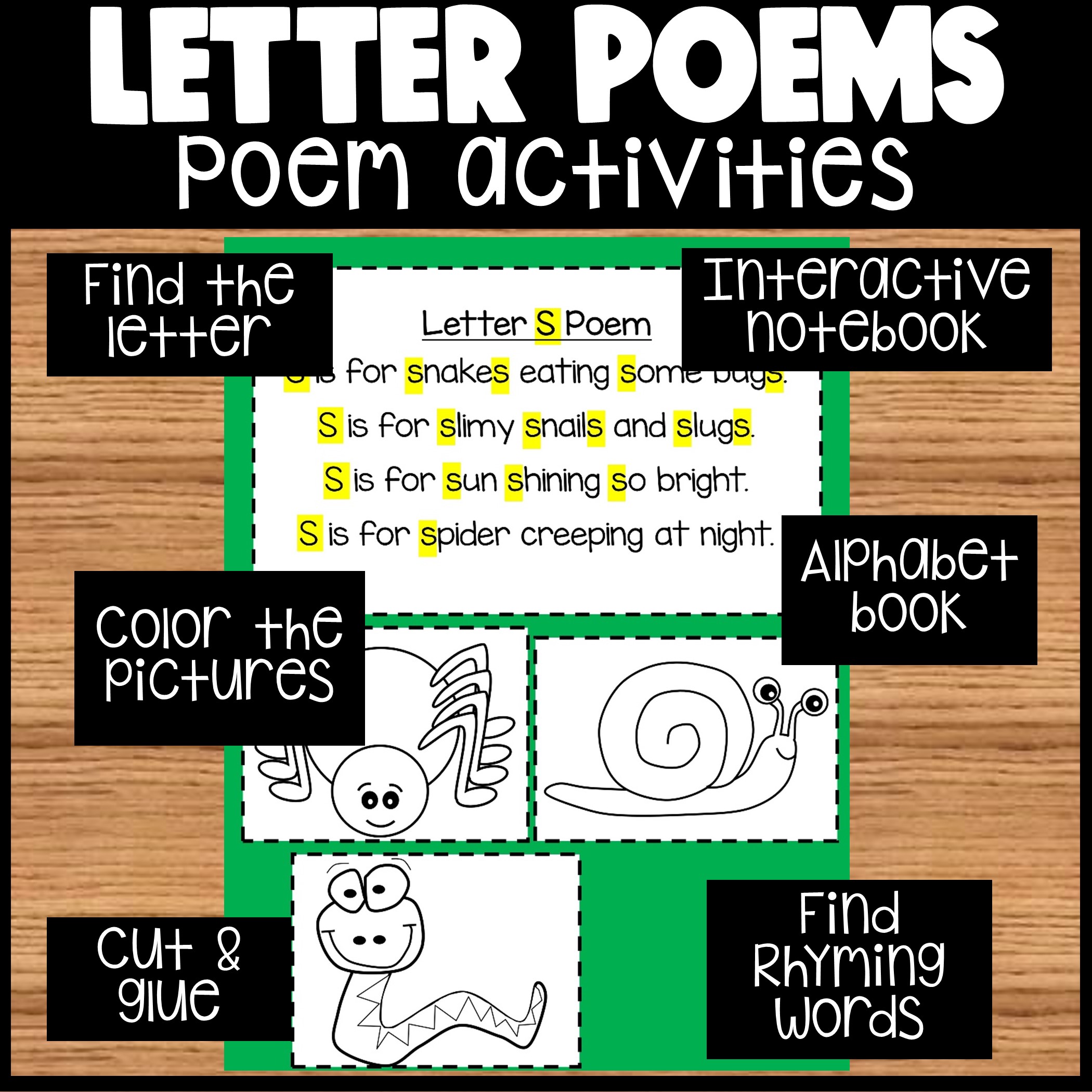 A-Z Letter of the Week or Letter of the Day Alphabet Poems | Beginning ...