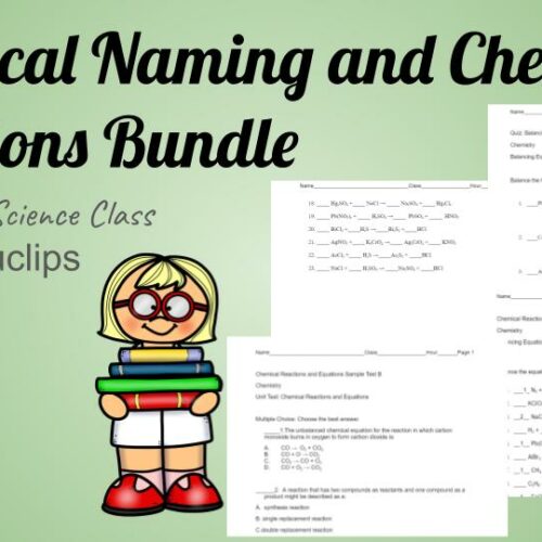 Chemical Naming and Chemical Equations Bundle - Classful