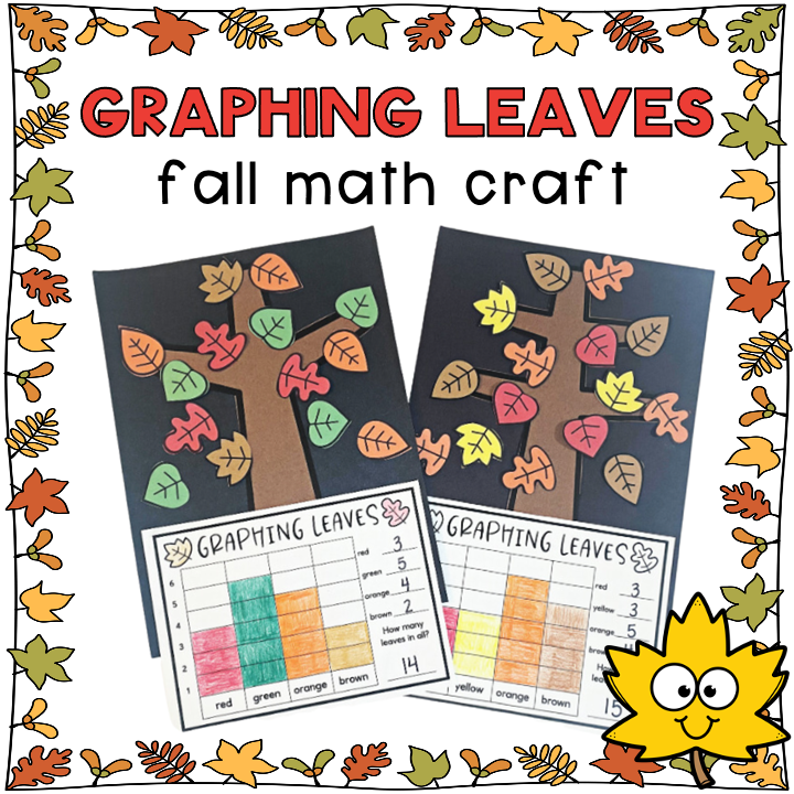 Graphing Leaves Fall Math Craft
