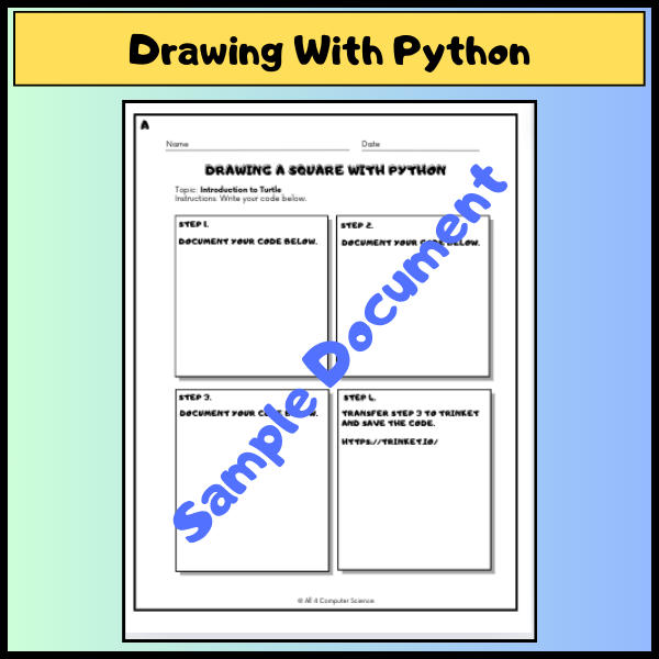 No Prep | Drawing Circles With Python - Classful