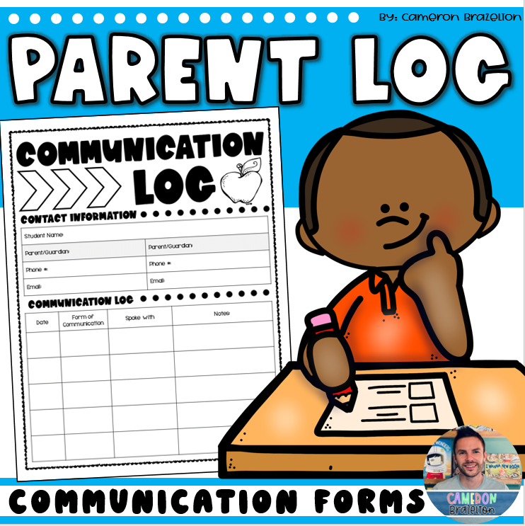 Parent Teacher Communication Log Editable - Classful