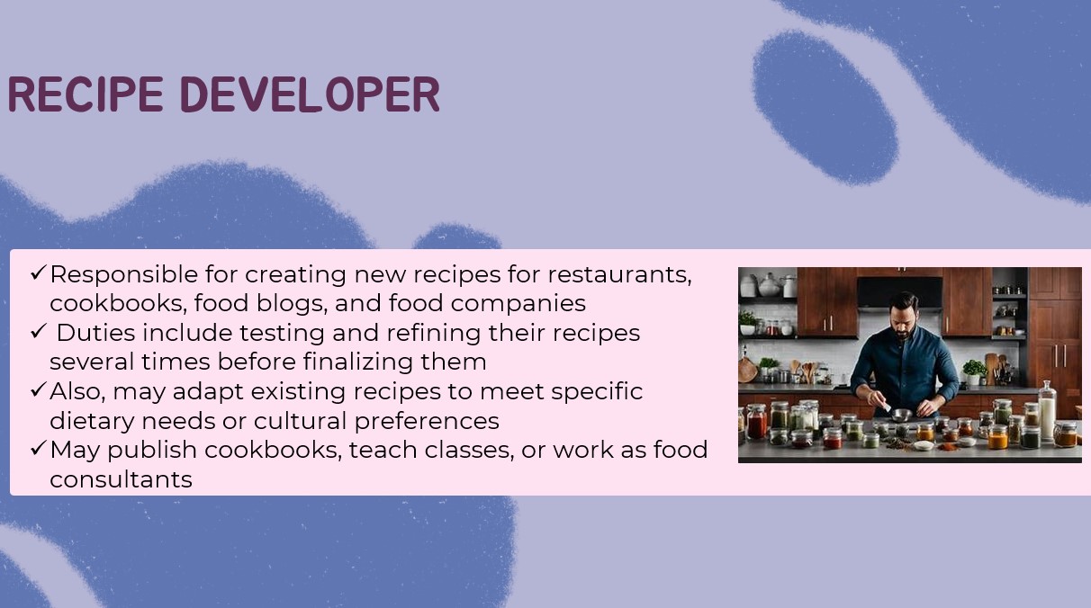 Exploring Careers in the Culinary Arts Industry POWERPOINT (Food ...