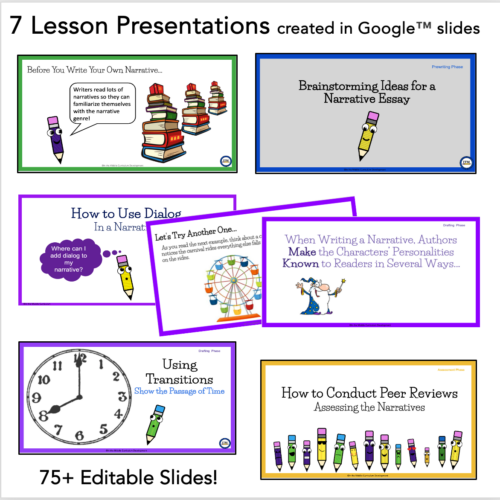 Middle School Narrative Writing Unit - Classful