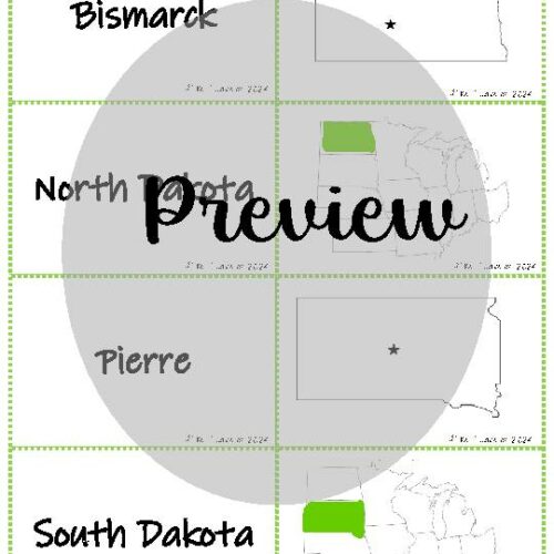 Northeast Region States and Capitals Maps, Study Guide, and Flashcards ...