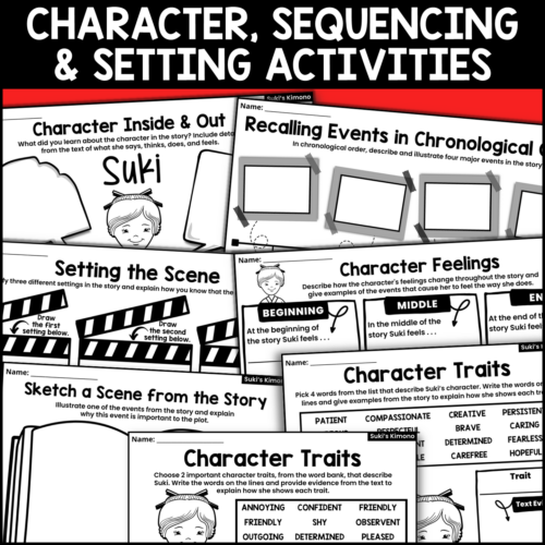 Suki's Kimono Interactive Read-Aloud Activities and Book Companion ...