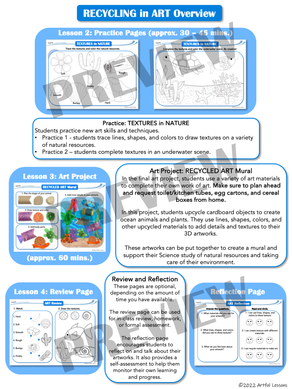 RECYCLING in ART Project - Science in Art Lessons - Art Activities for ...