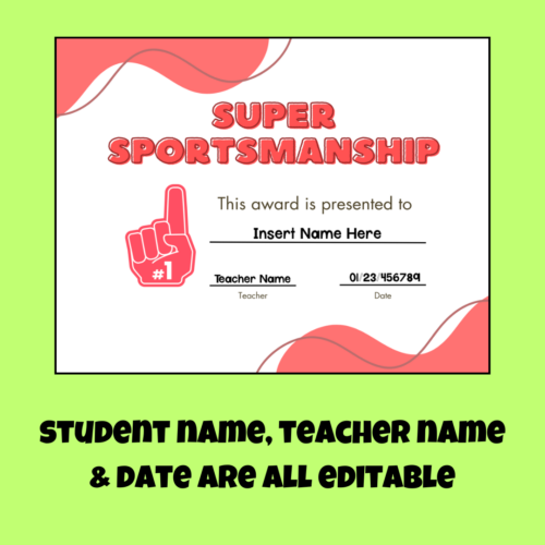 76 End of the Year Awards, Editable Certificates for Classroom or ...