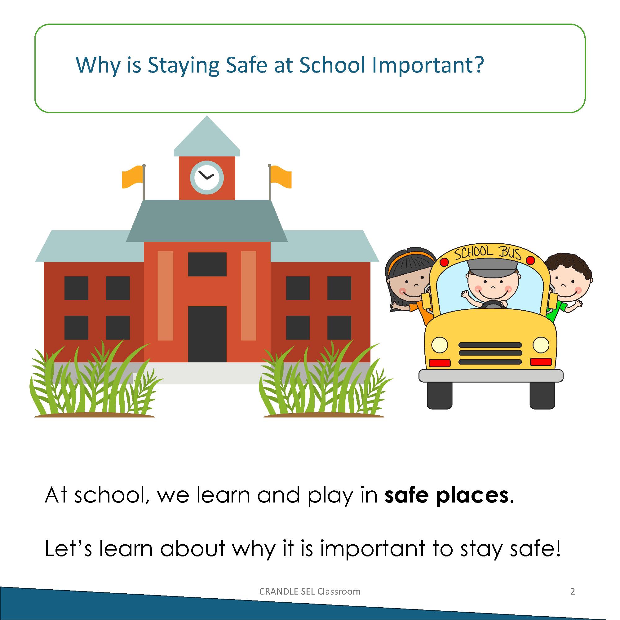 Staying Safe at School - Elopement Social Story - Classful
