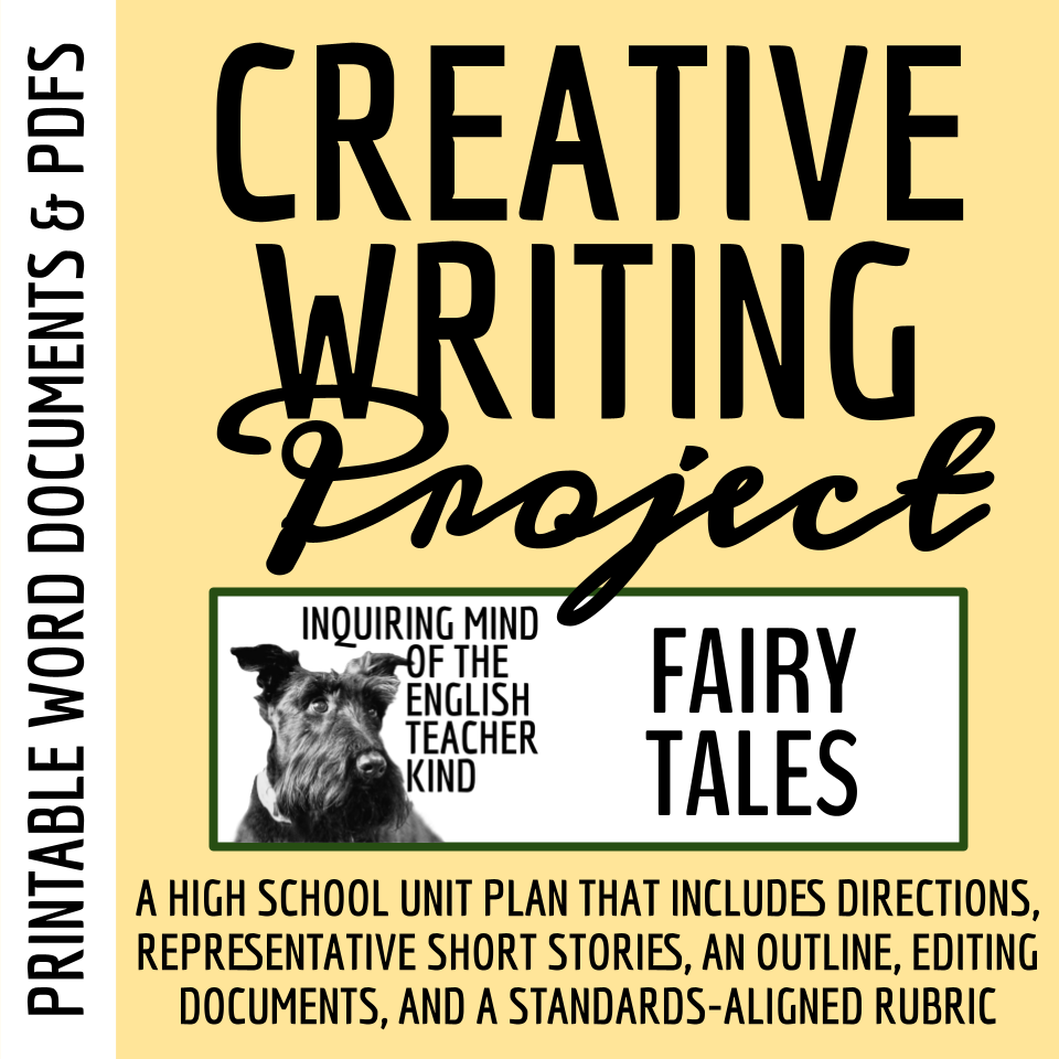 High School Creative Writing Unit Plan for Modified and Modern Fairy ...