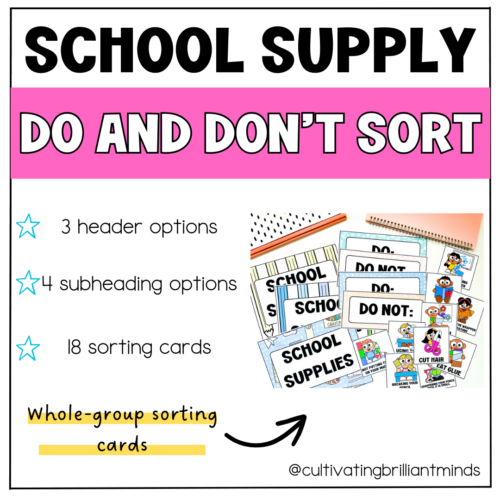 School Supplies Do and Don'ts | Back to School | Taking Care of School ...