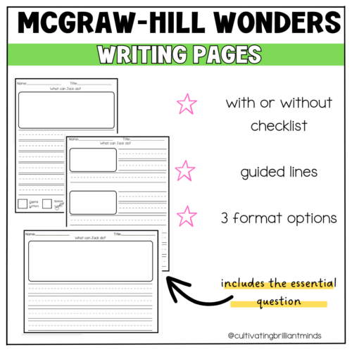 McGraw-Hill Wonders 2023 First Grade Smart Start Week 1 Powerpoint ...