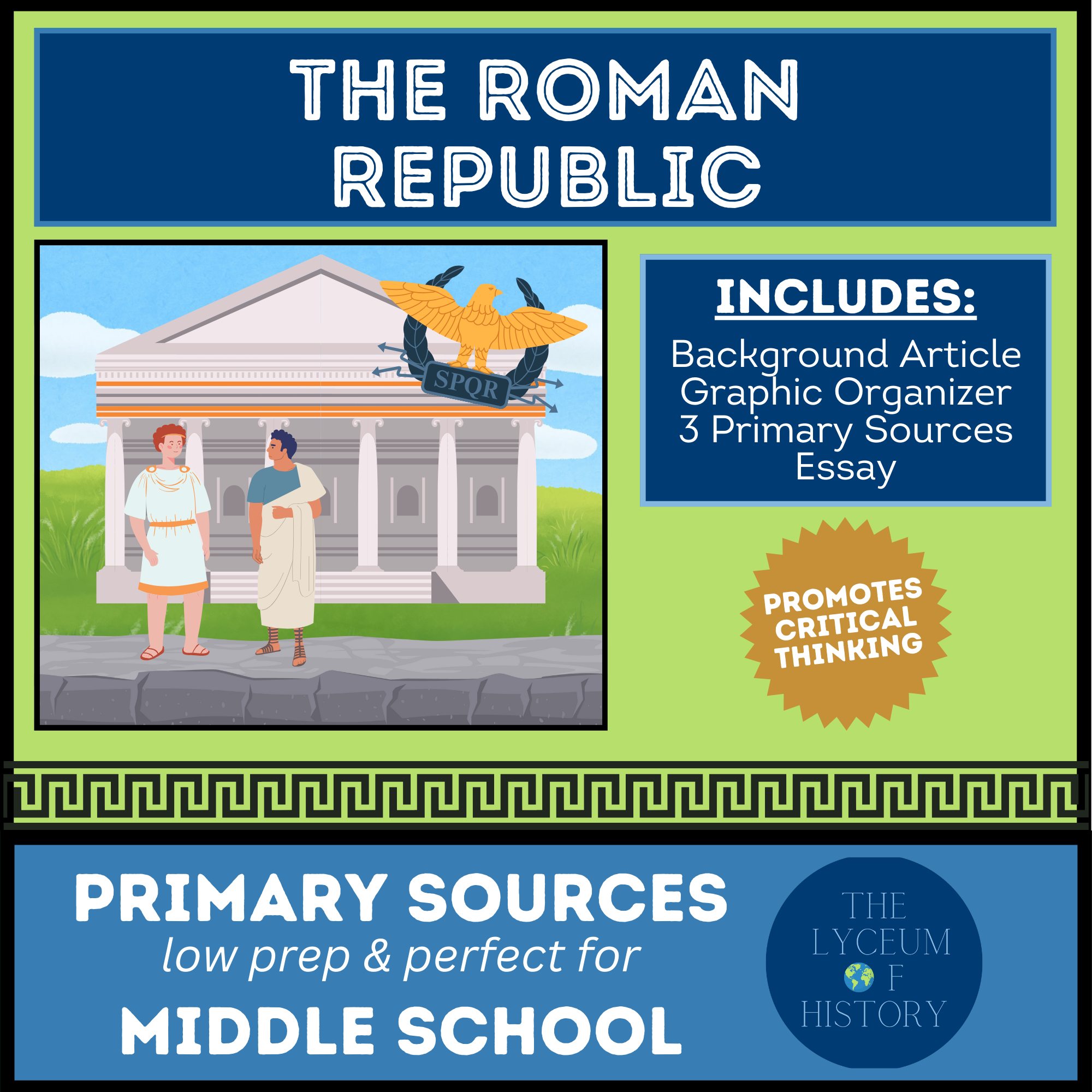The Roman Republic - background and primary sources analysis - Classful