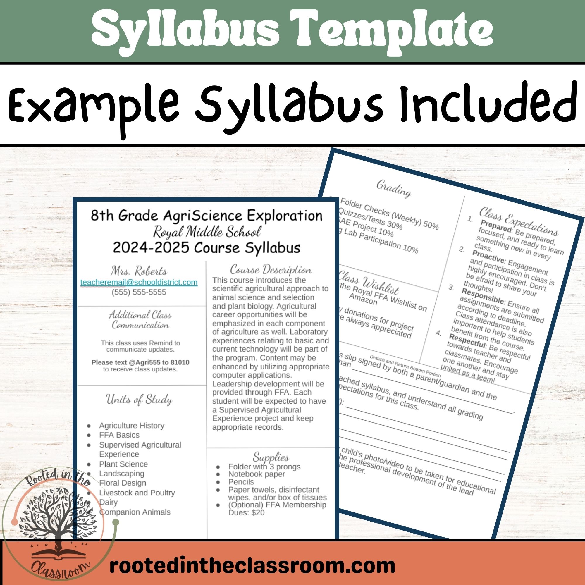 Interactive Syllabus Template