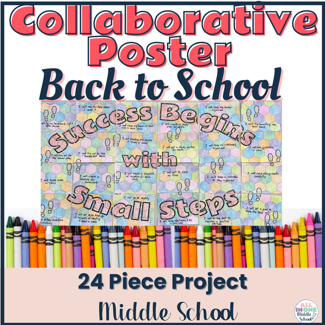 Back to School Activity & Bulletin Board - Collaborative Coloring ...