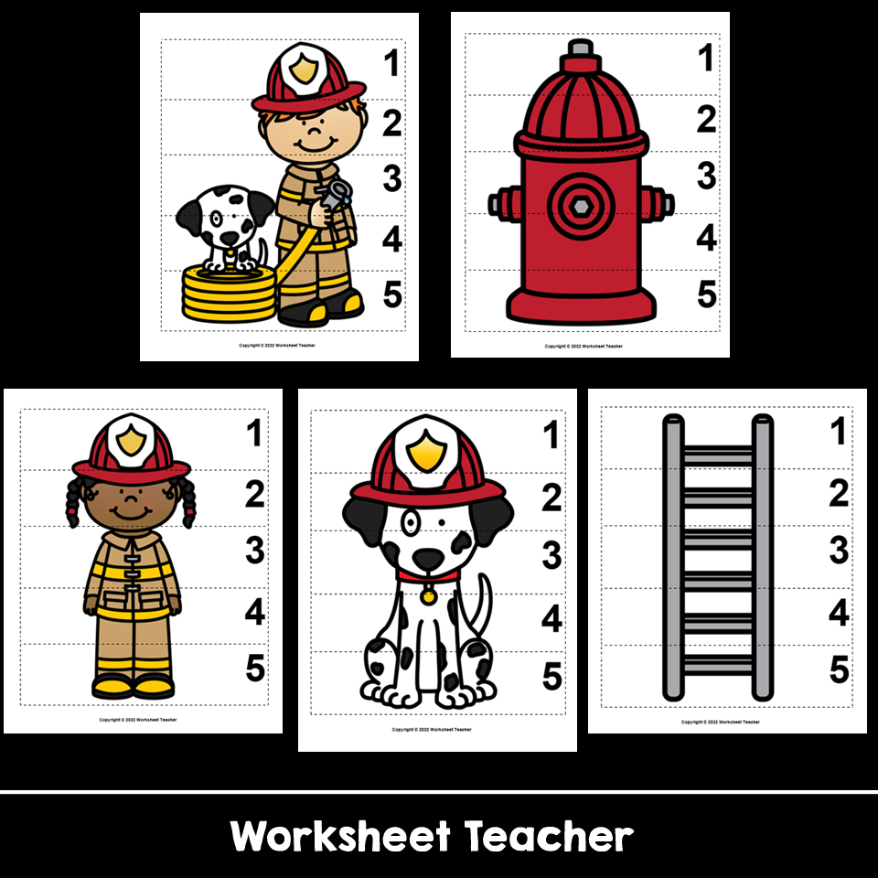 10 Fire Station Number Sequence Puzzles - Classful