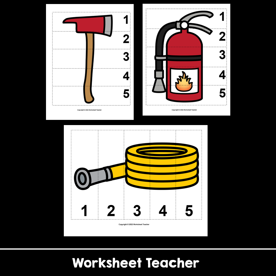 10 Fire Station Number Sequence Puzzles - Classful