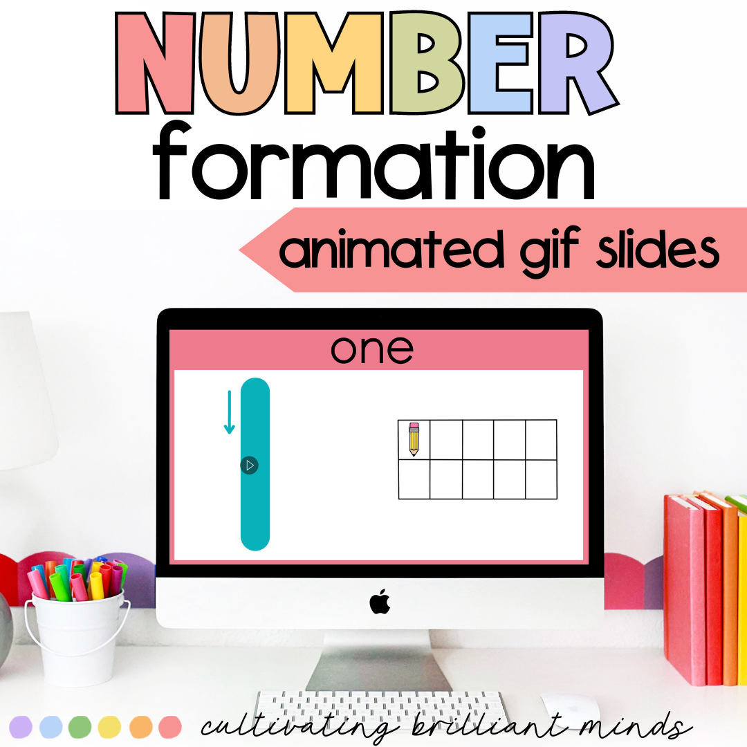 Handwriting Practice Numbers to 20 | Animated Gif Slides | Number ...