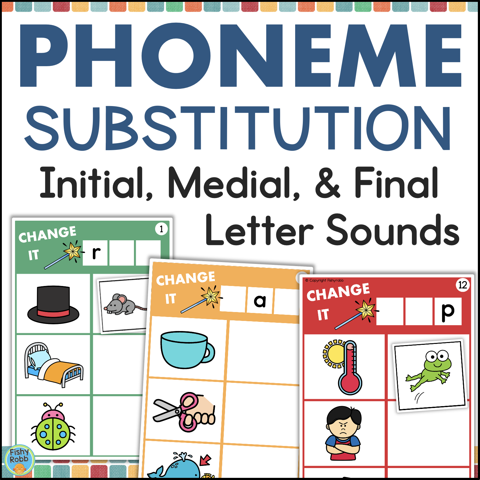 Phoneme Substitution Manipulation Phonemic Awareness Activities ...