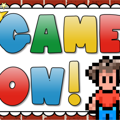 Back to School Door Decorations Bulletin Board Display Video Game Theme ...