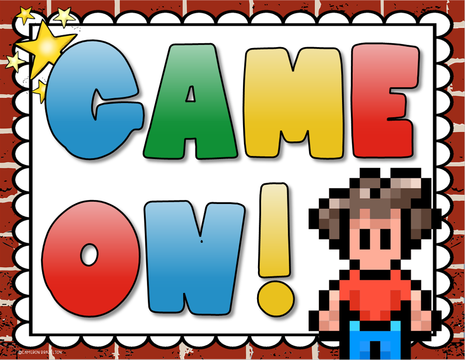 Back to School Door Decorations Bulletin Board Display Video Game Theme ...