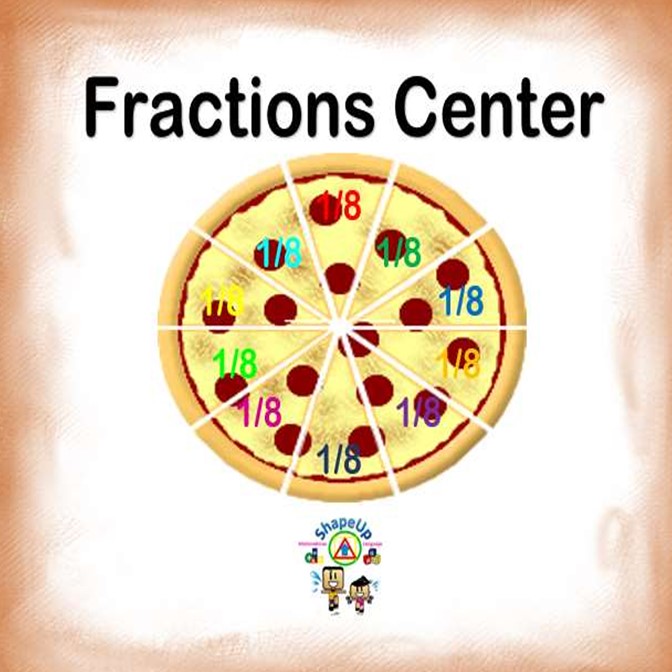 Fractions Interactive Center Activity - Classful