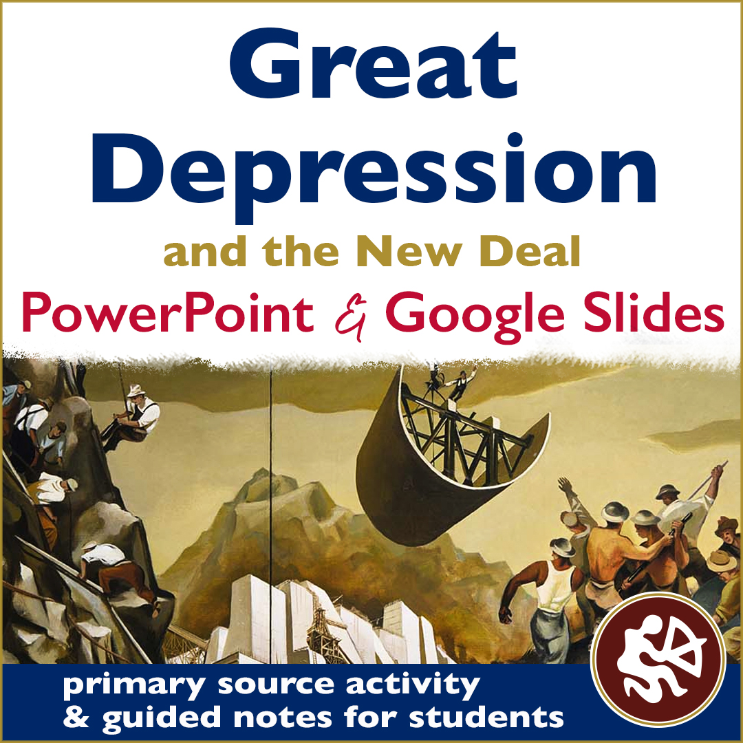 Great Depression and New Deal PowerPoint & Google Slides | American ...