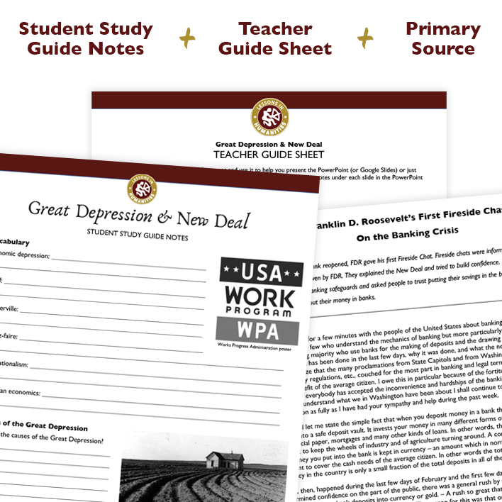 Great Depression and New Deal PowerPoint & Google Slides | American ...