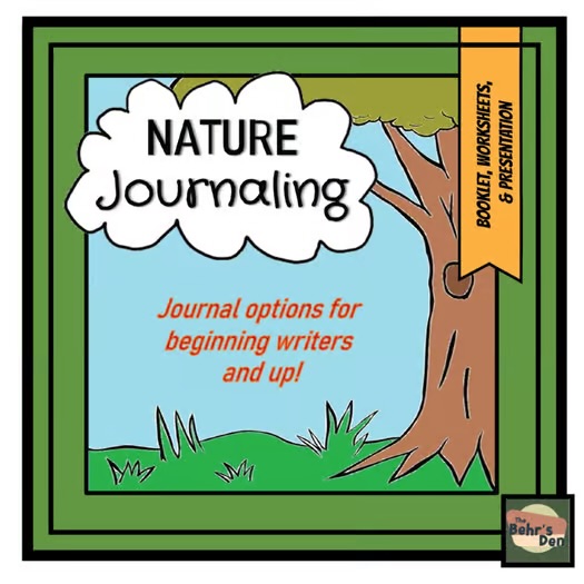Nature Journal Sit Spots Outdoor Fun Activities - Classful