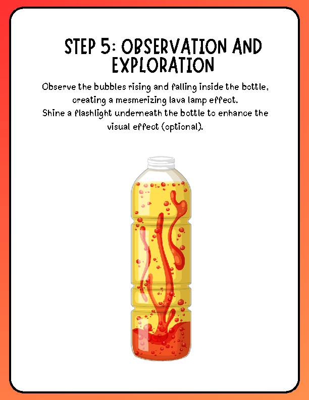 Science Experiment, Lava Lamp, Experiment 5-12 Year Old Kids, Science ...