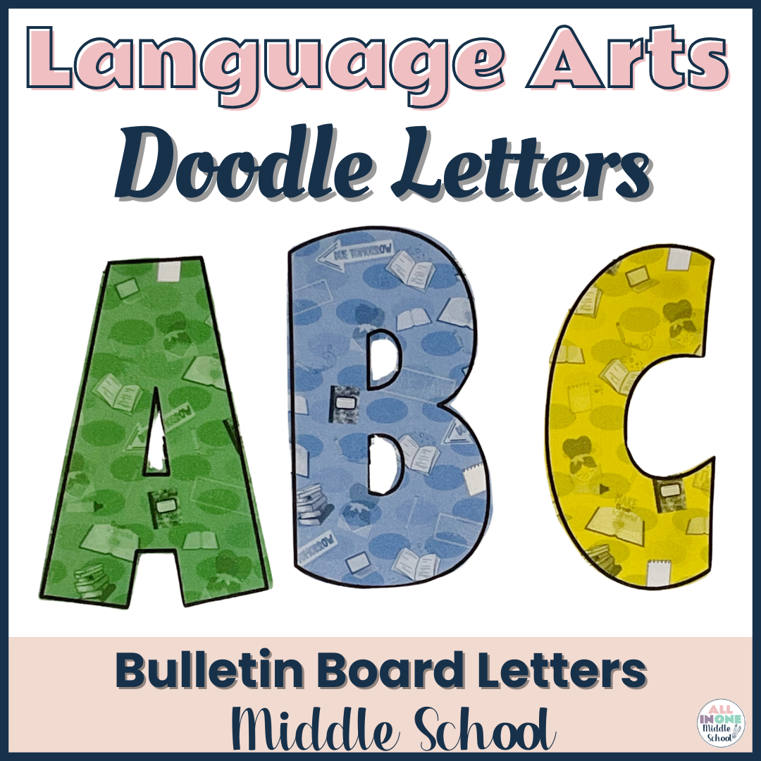 ELA Bulletin Board Letters - Classful