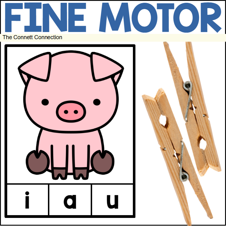 Medial Sounds Clip Cards - Classful