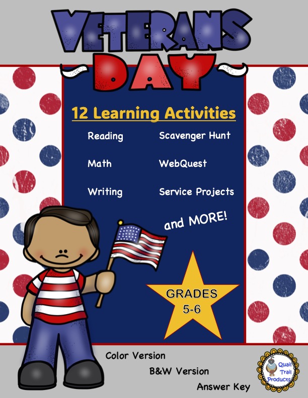 Veterans Day Learning Activities - Classful
