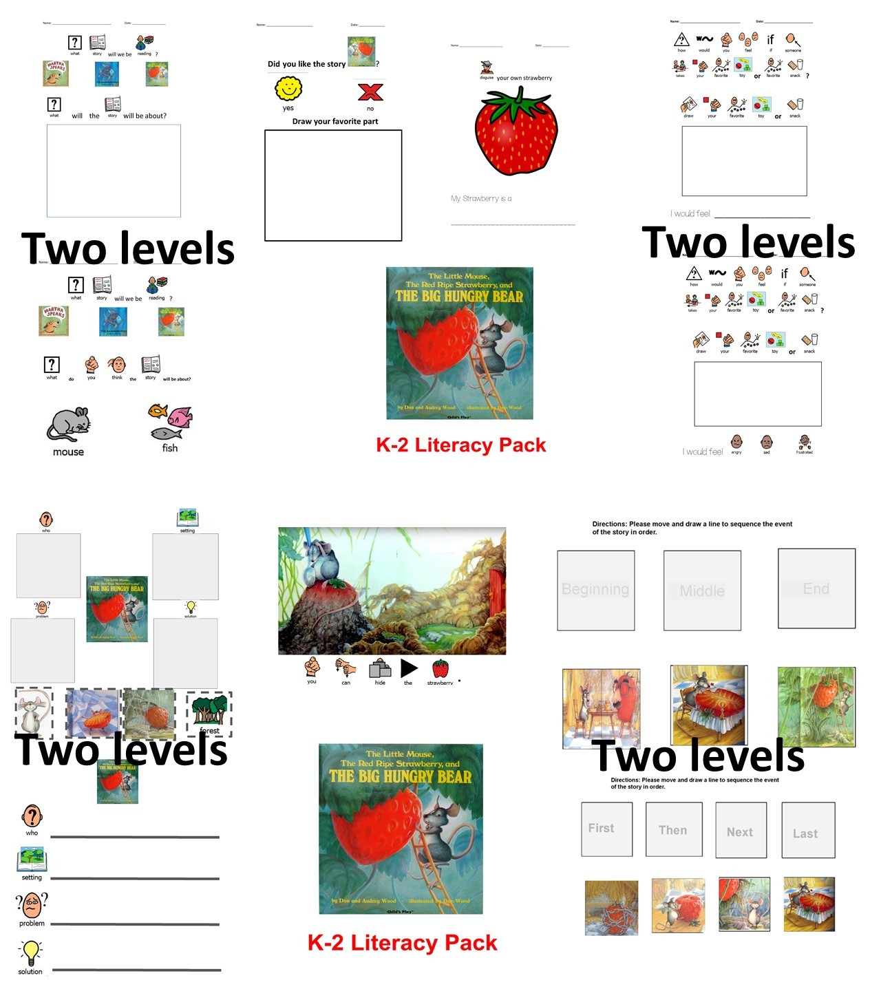 The Little Mouse, The Red Ripe Strawberry and the Big Hungry Bear ...