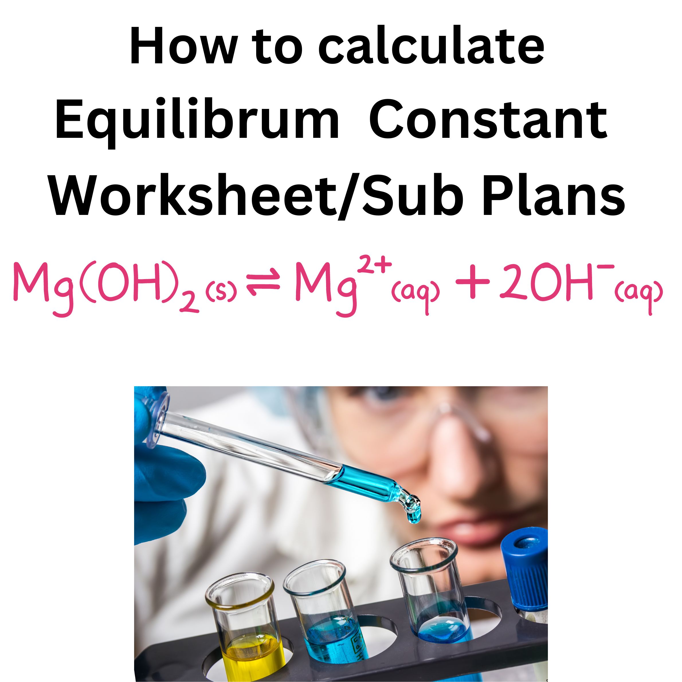 AP Chemistry Equilibrium 2 Worksheets,& Demo Sub Plans - Classful