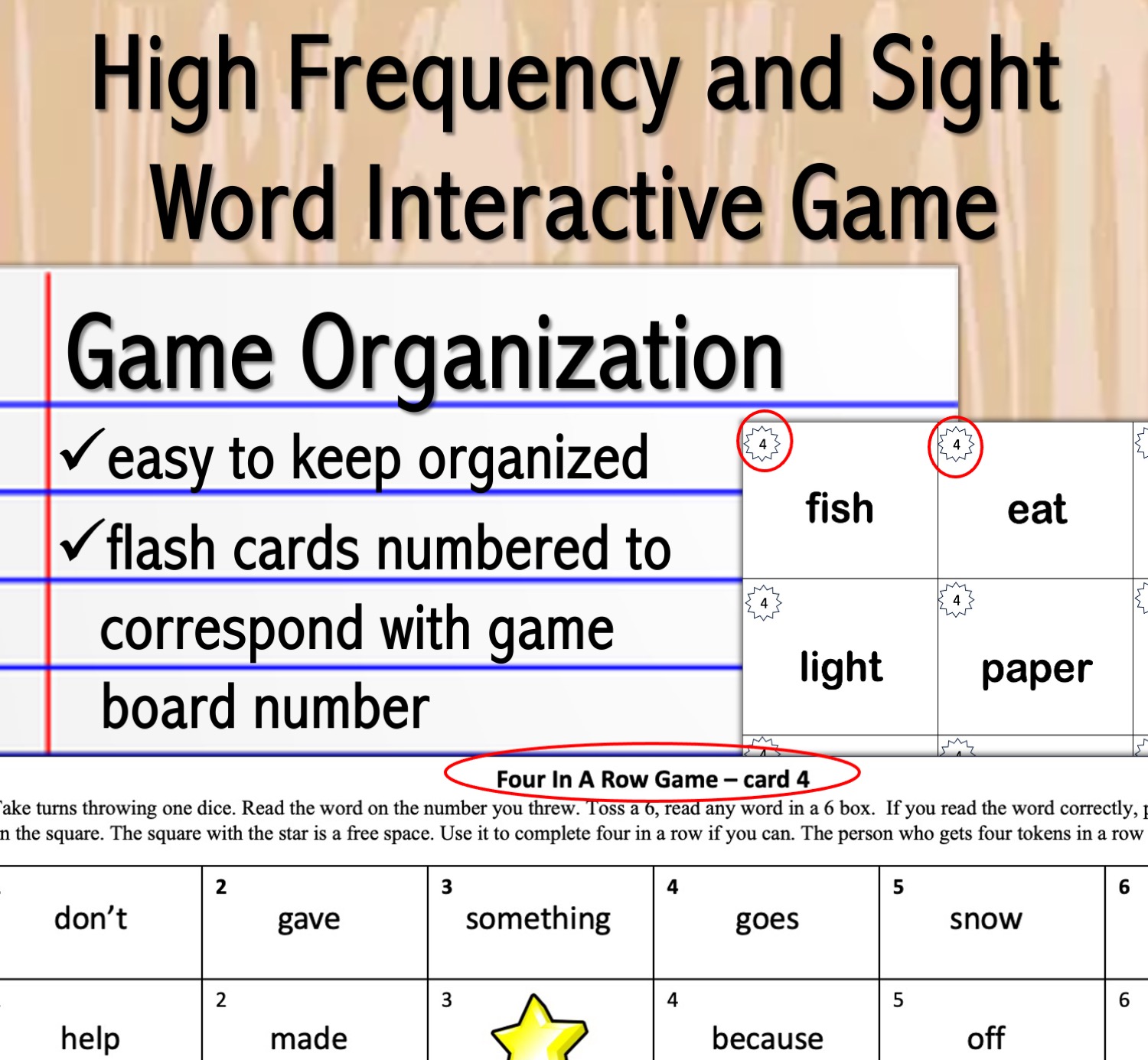 High Frequency-Sight Word Interactive Game | Worksheets | PPT Editable ...