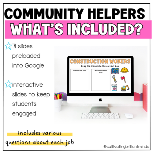 Community Helpers Digital Teaching Slides | Google Slides Activities ...