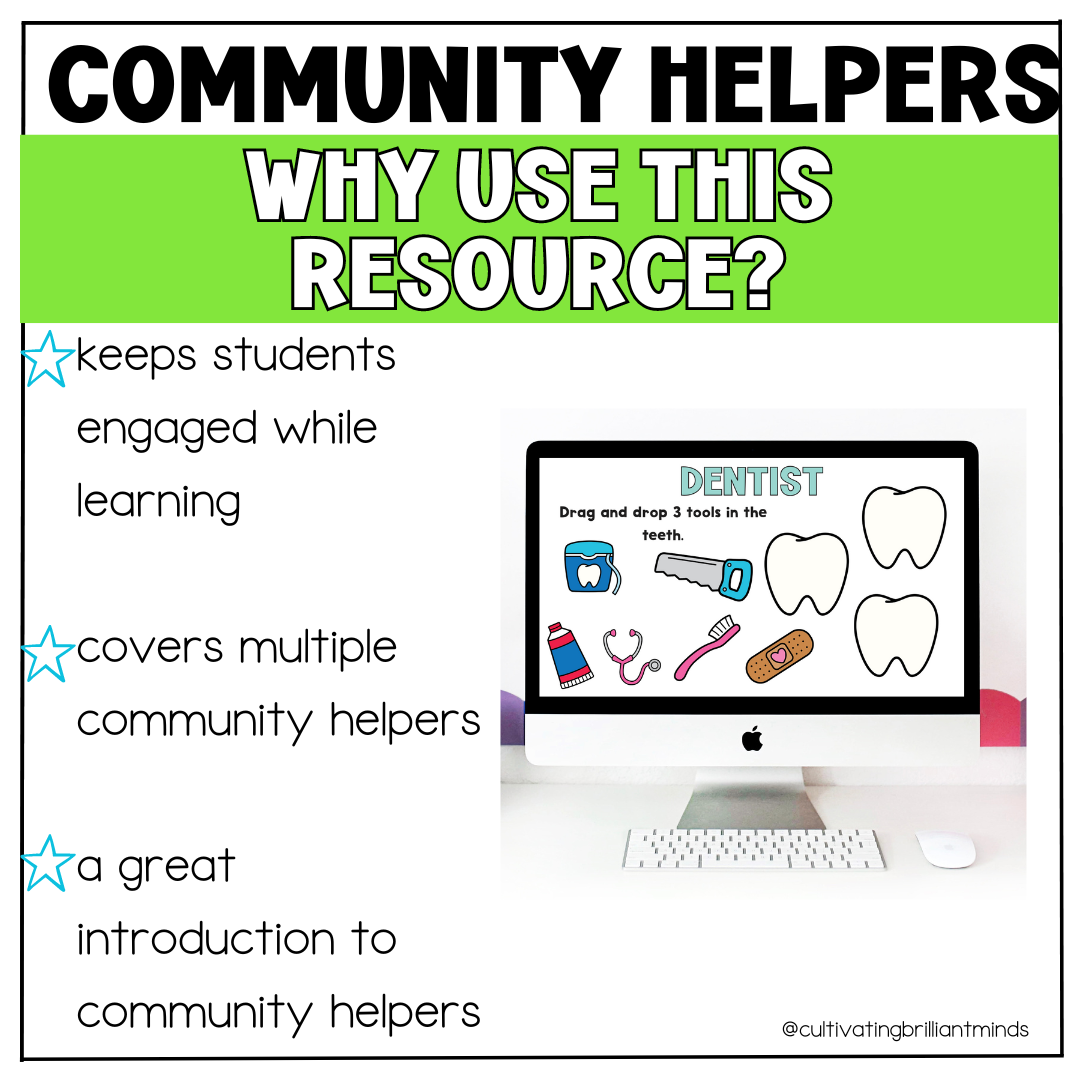 Community Helpers Digital Teaching Slides | Google Slides Activities ...