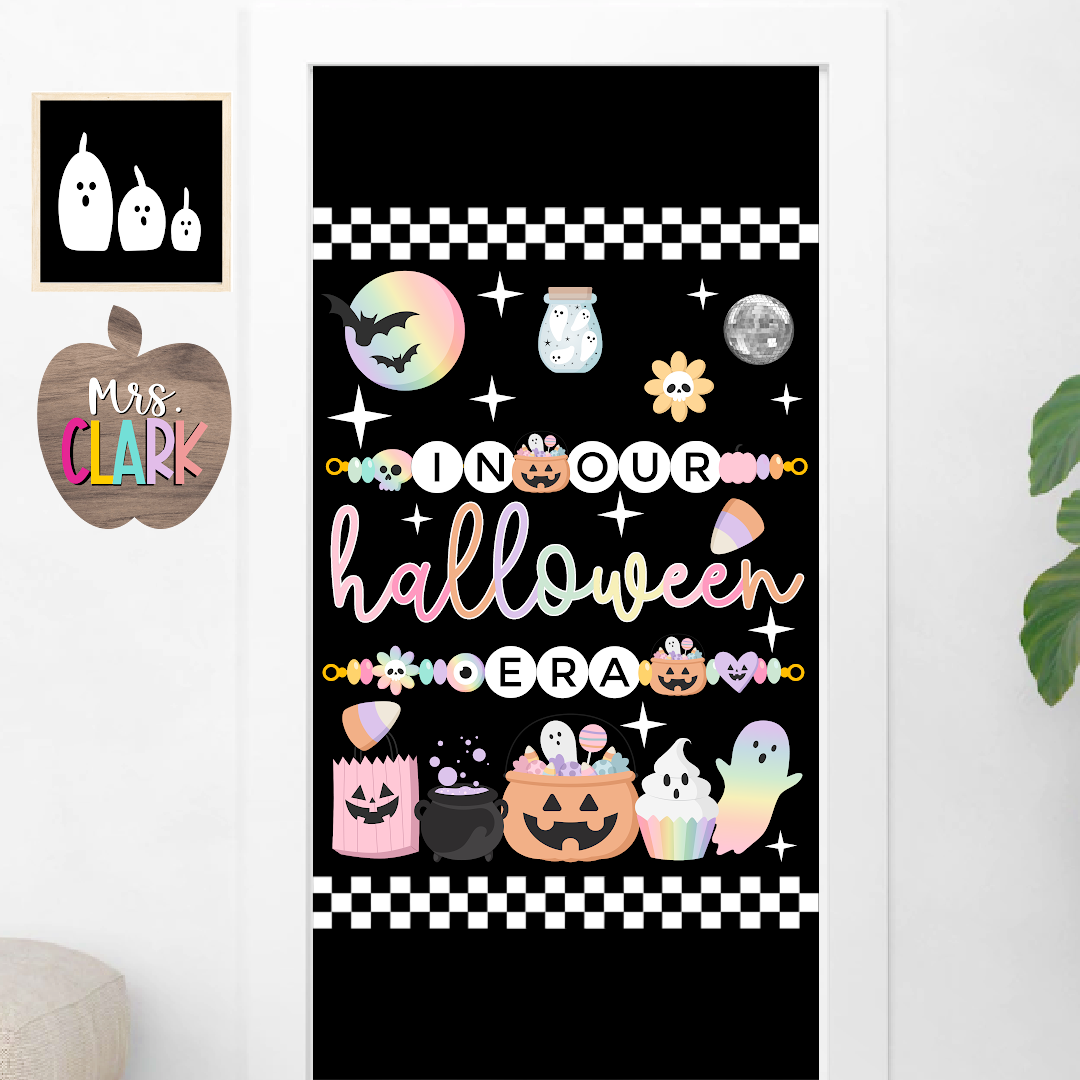 Boho Pastels Halloween Era Friendship Bracelet Swiftie Bulletin Board ...