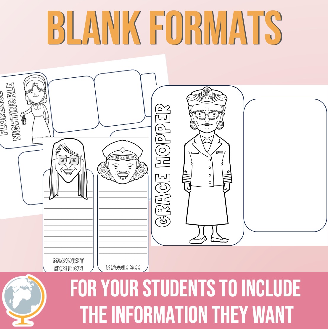 Women's History Month interactive notebook Women in STEM - Classful