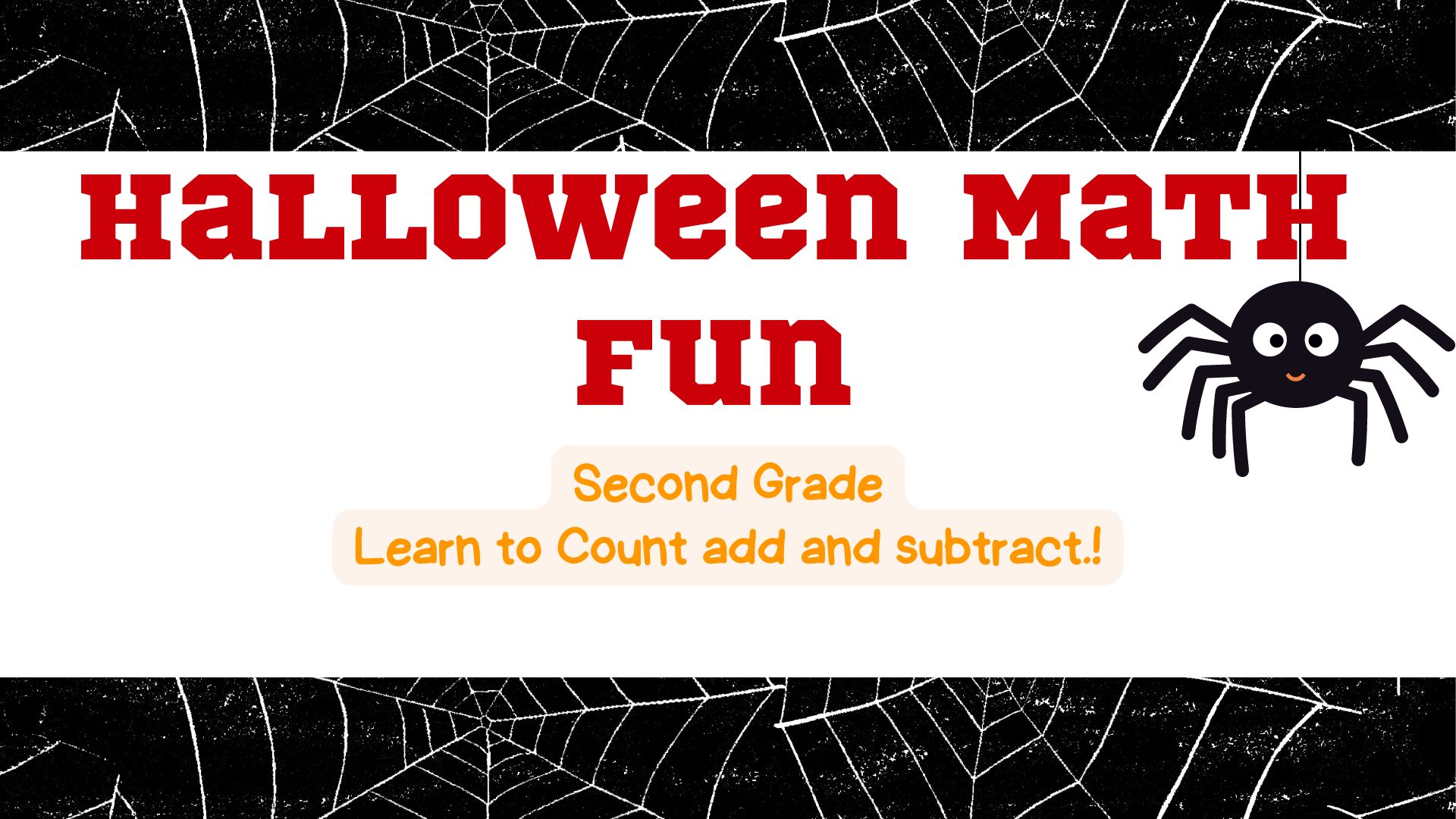 2nd Grade Halloween Math Editable PowerPoint Learn Addition ...