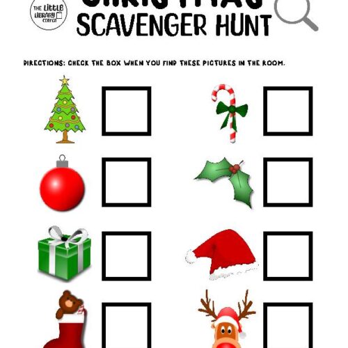 Christmas Scavenger Hunt - Classful
