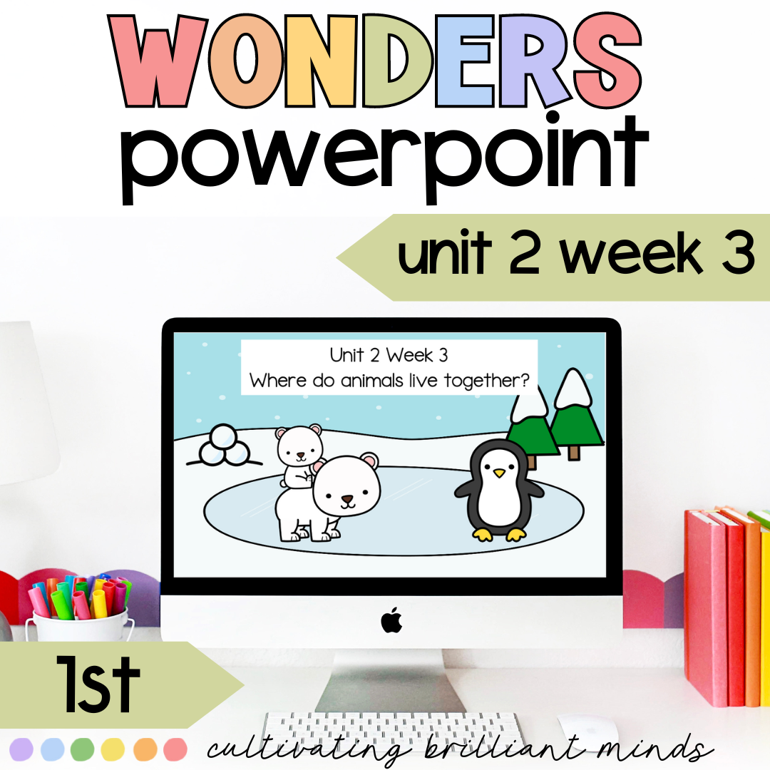McGraw-Hill Wonders First Grade Unit 2 Week 3 PowerPoint DISTANCE ...