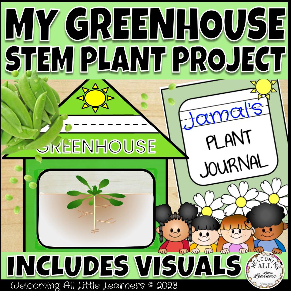 Garden Greenhouse Writing Interactive Plant STEM Project- Activity ...