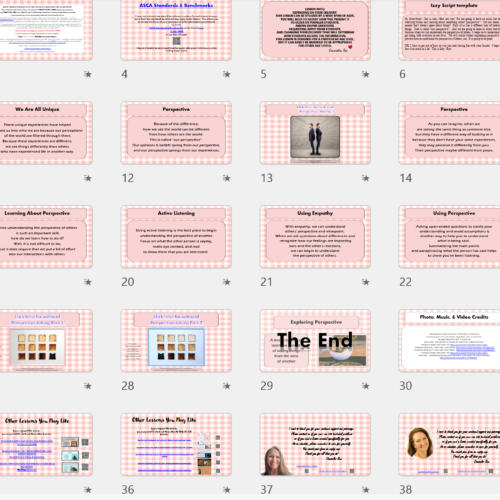 PERCEPTION Perspective FRIENDSHIP Point of View NO PREP Social ...
