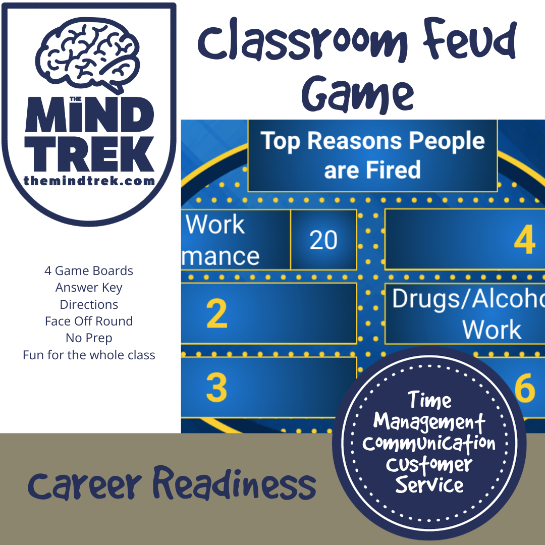 Keeping the Job - Career Readiness Classroom Feud Game (Family Feud ...