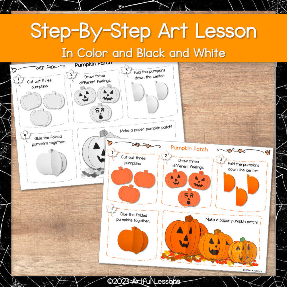 Halloween Art Project 3D JACK-O'-LANTERN Craft Art Lesson & SEL ...